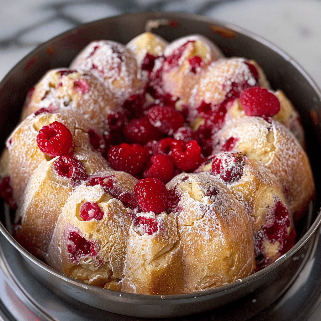 Lemon Raspberry Bundt Cake