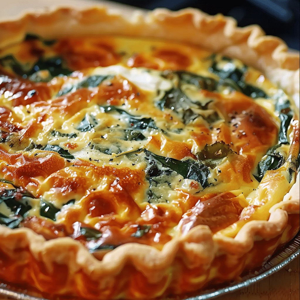 Ricotta Spinach Quiche