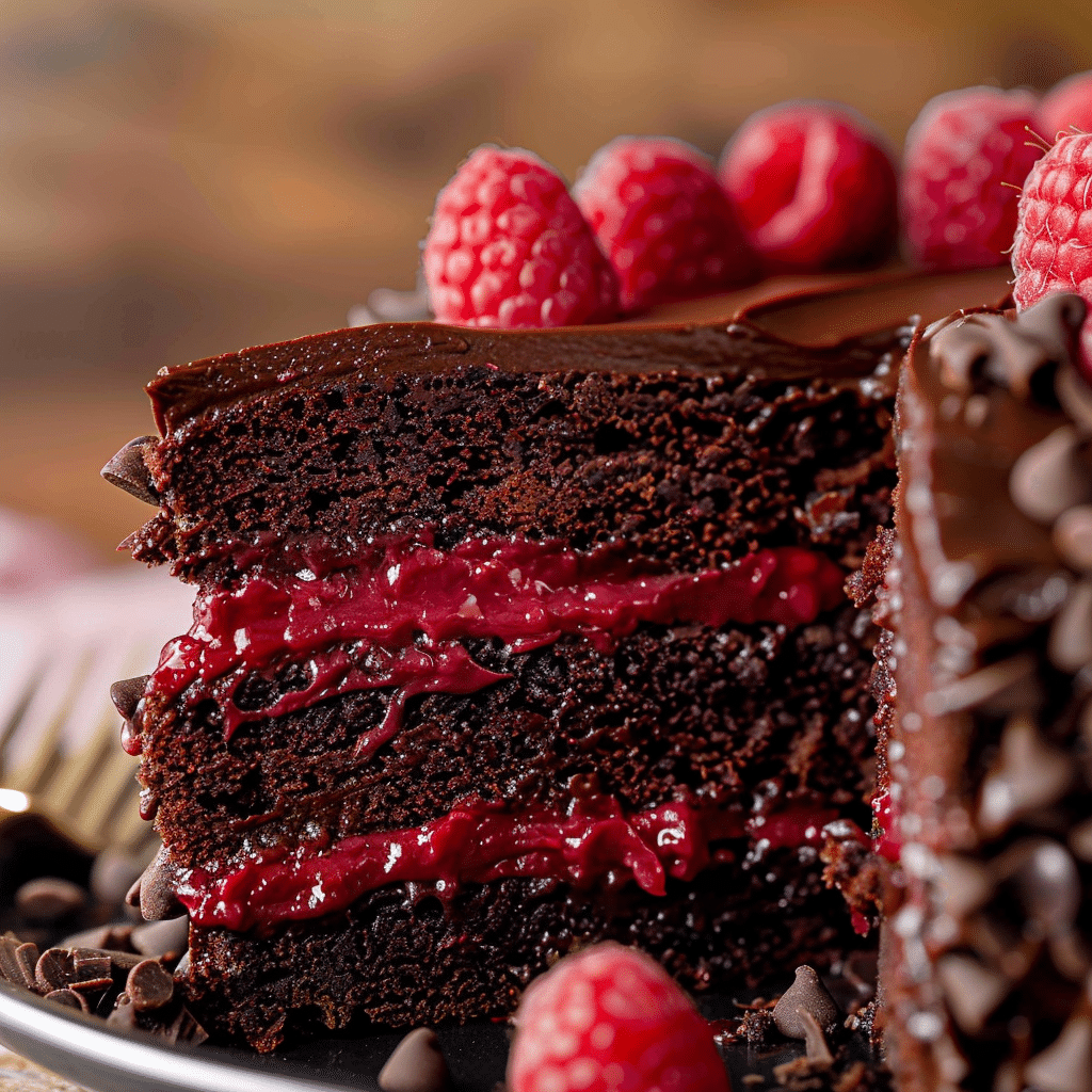 Chocolate Raspberry Cake