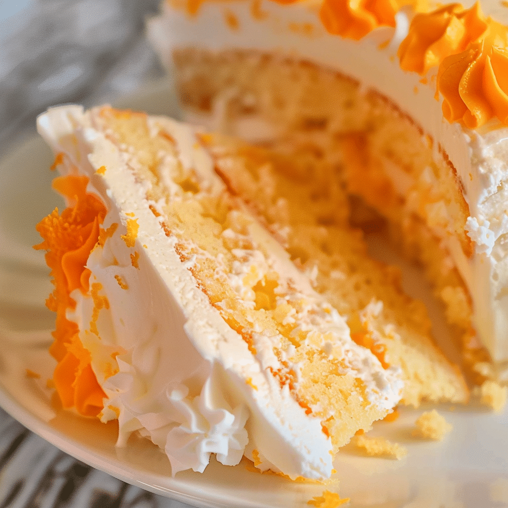 Orange Dreamsicle Cake