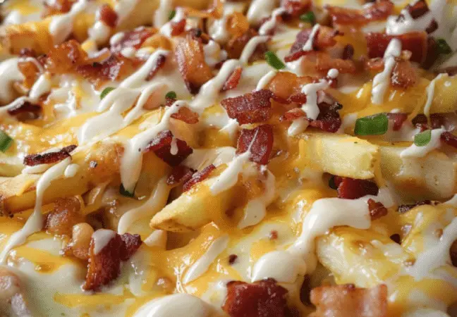 Loaded Bacon and Cheese Fries