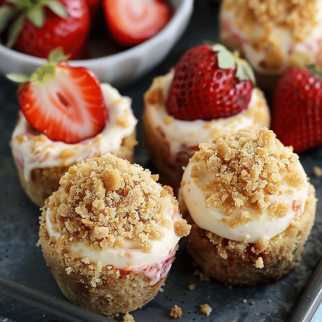 Strawberry Cheesecake Bites
