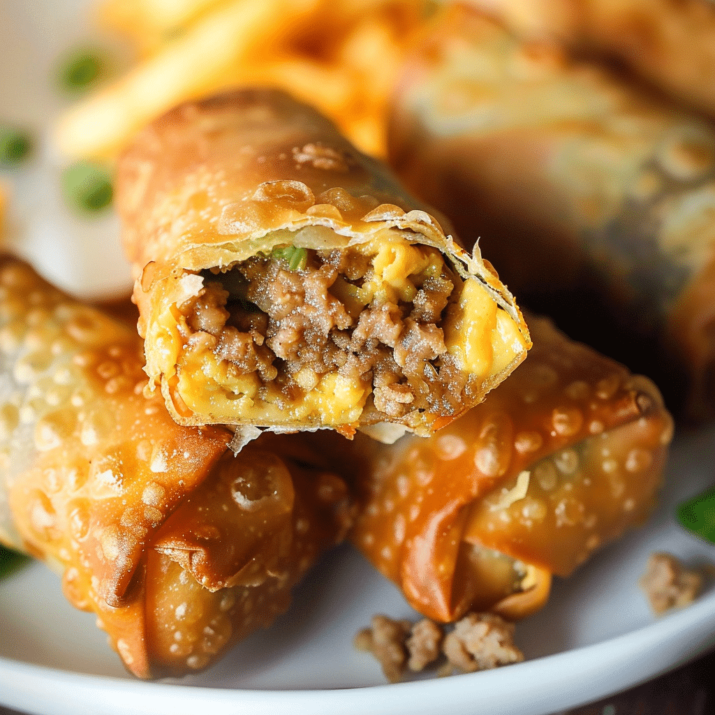Big Mac Egg Rolls