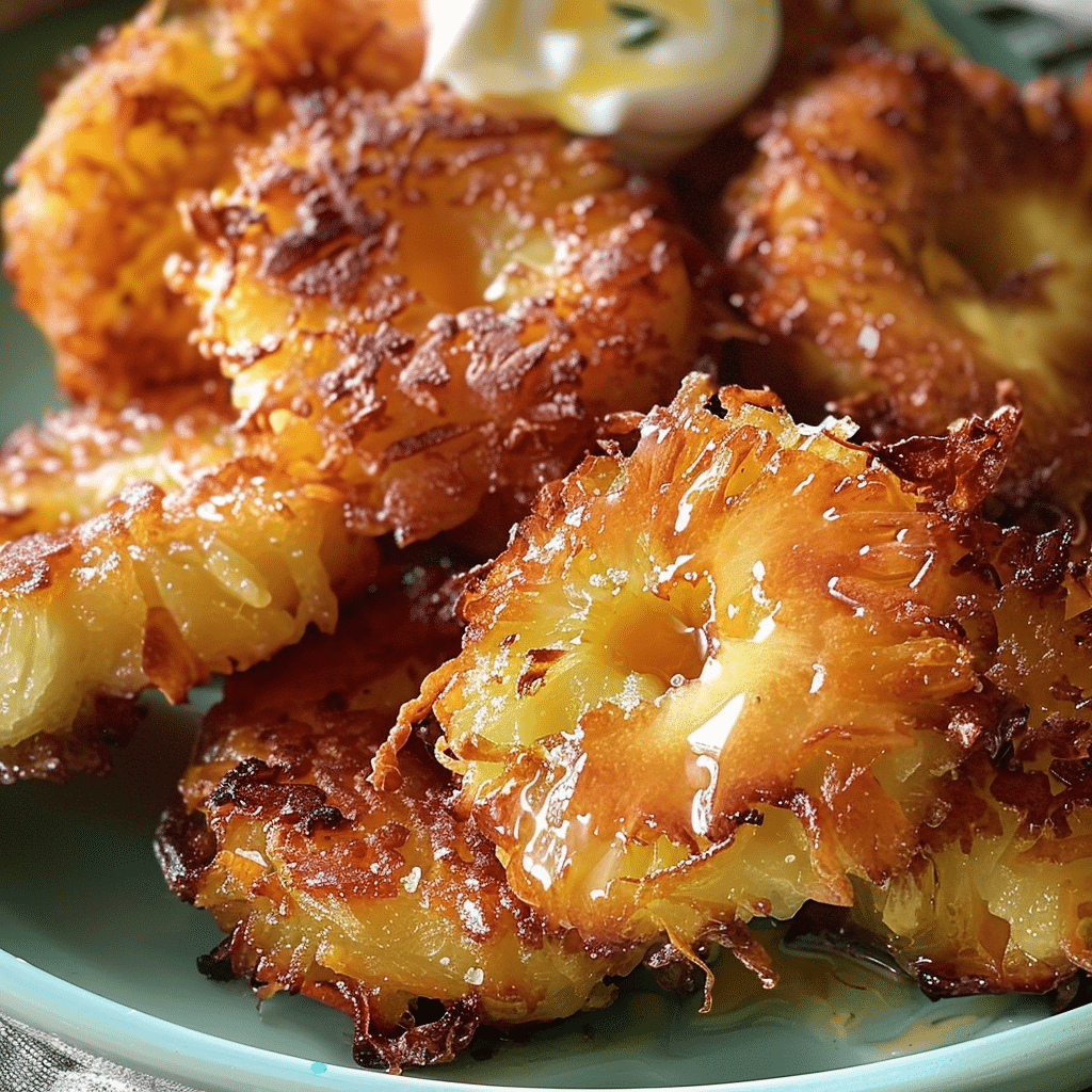 Pineapple Rum Fritters