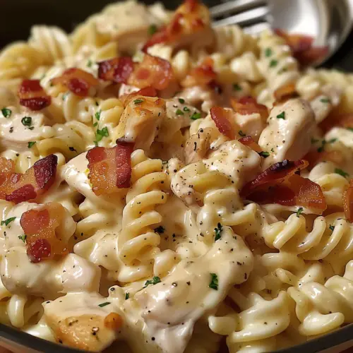 Chicken Bacon Ranch Pasta