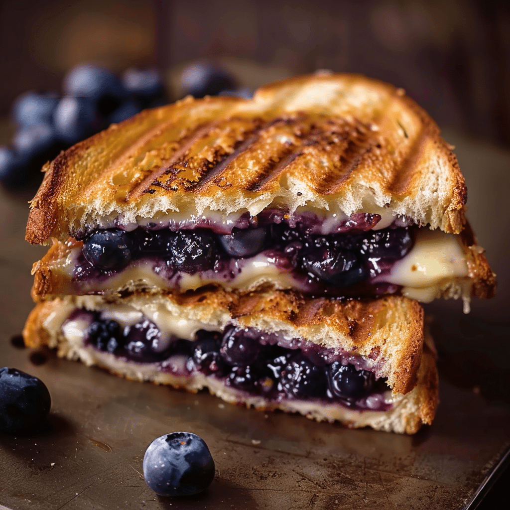 Blueberry Grilled Cheese Sandwich