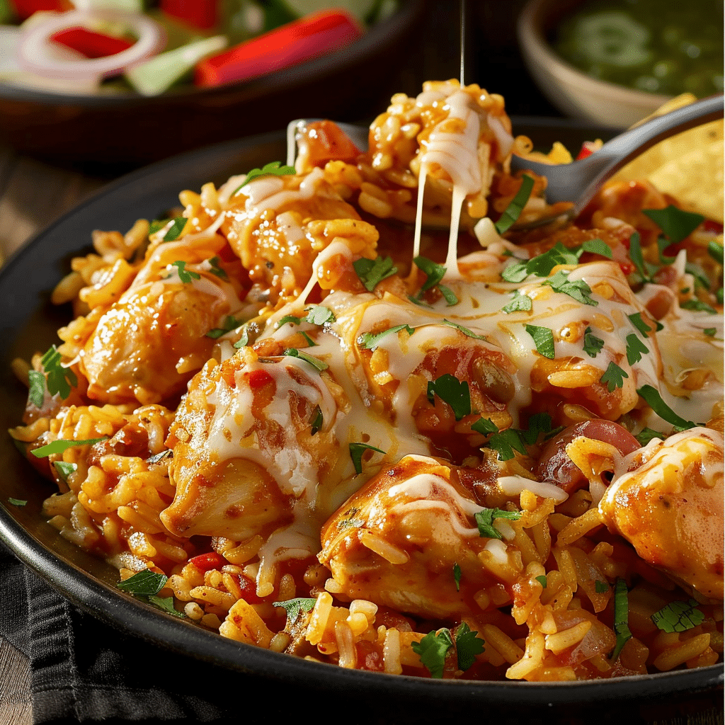 Pollo Loco – Mexican Chicken and Rice with Queso