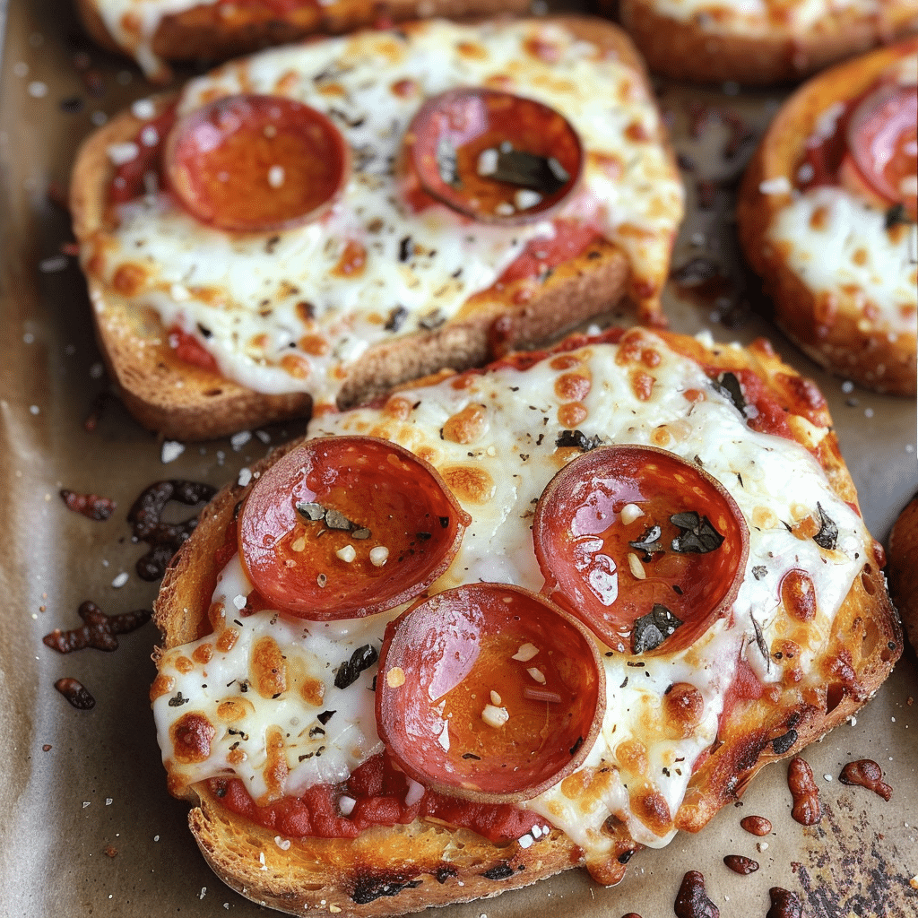 Quick & Easy Dinner Idea: Garlic Toast Pizzas