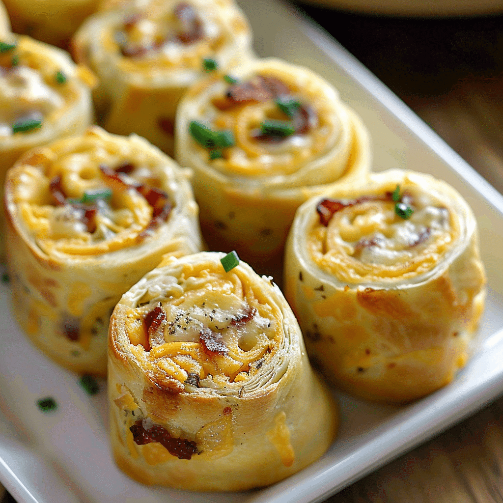 Bacon Cheddar Ranch Pinwheels