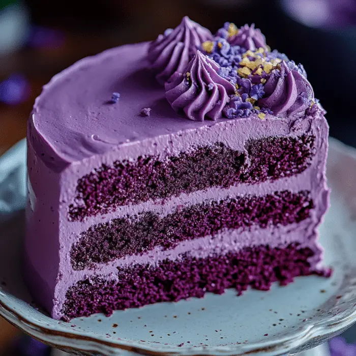 Purple Velvet Cake Recipe