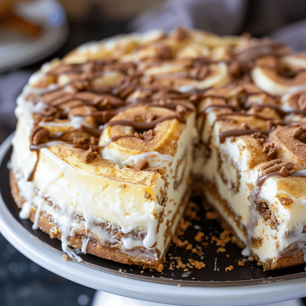 Cinnamon Roll Cheesecake