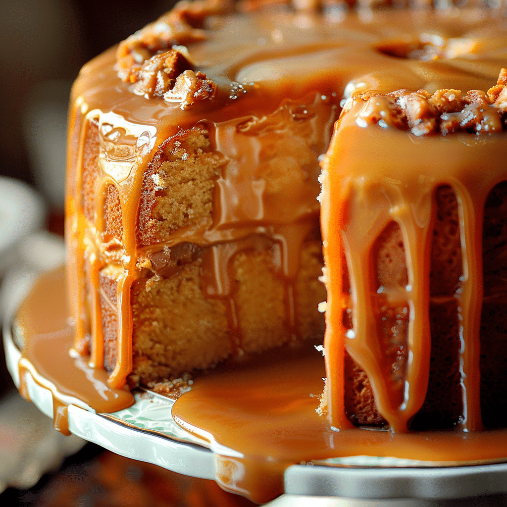 Southern Burned Caramel Cake