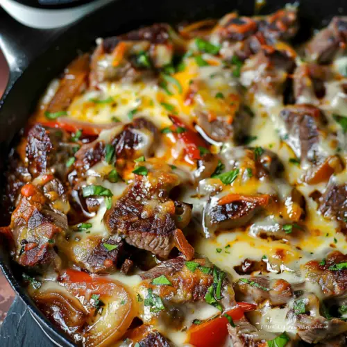 Steak and Cheese Skillet