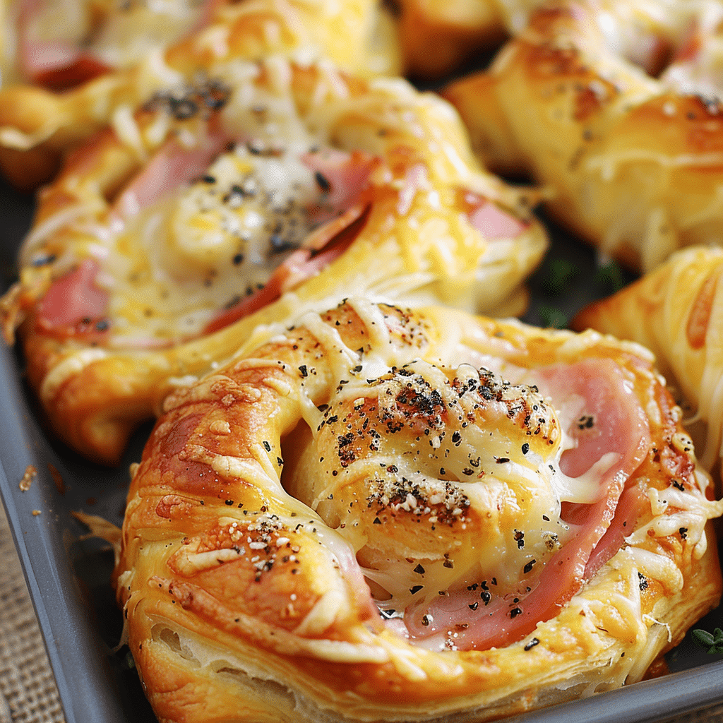 Ham and Cheese Crescent Rolls
