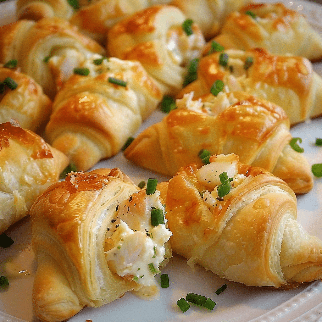 Crab & Cream Cheese Filled Crescent Rolls
