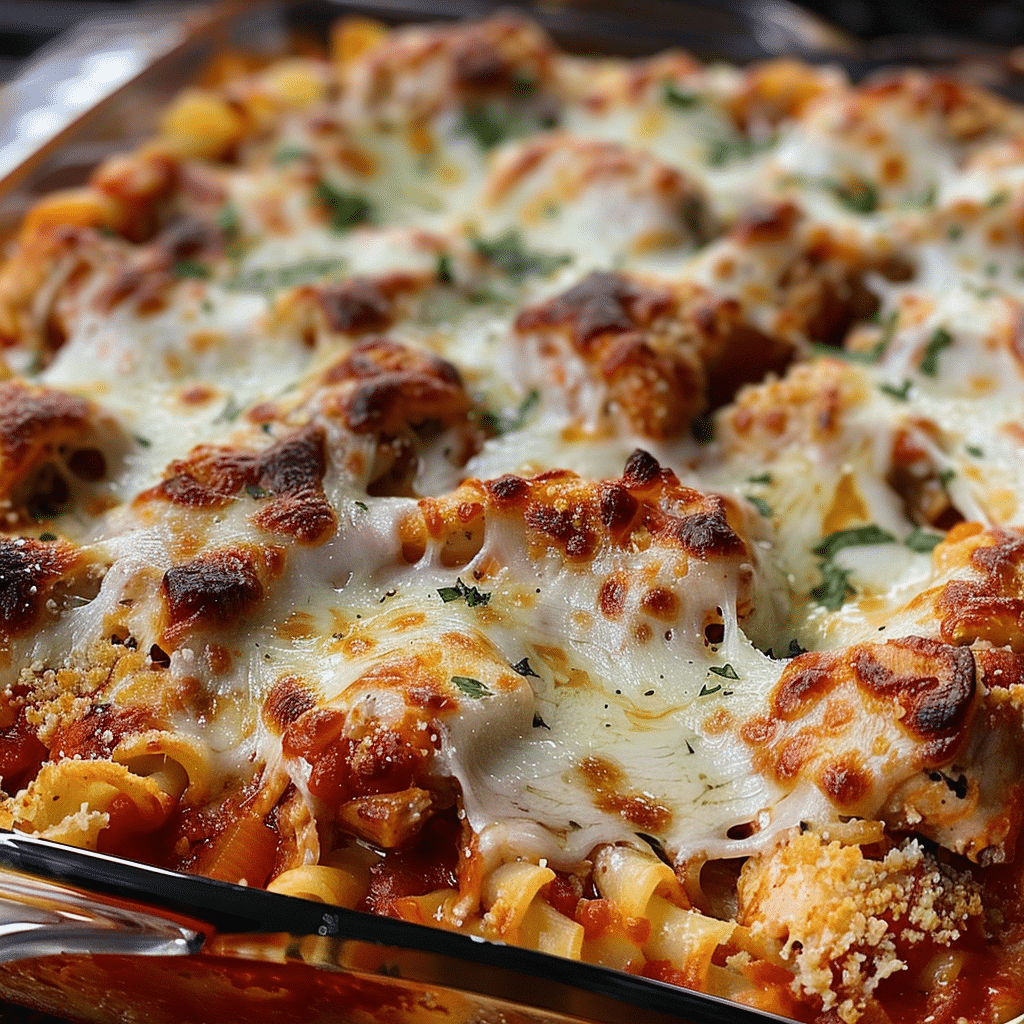 Chicken Parmesan Casserole HOLY CRAP