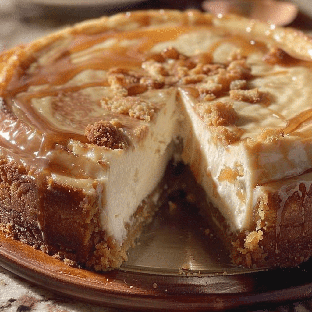 Honey Bun Cheesecake