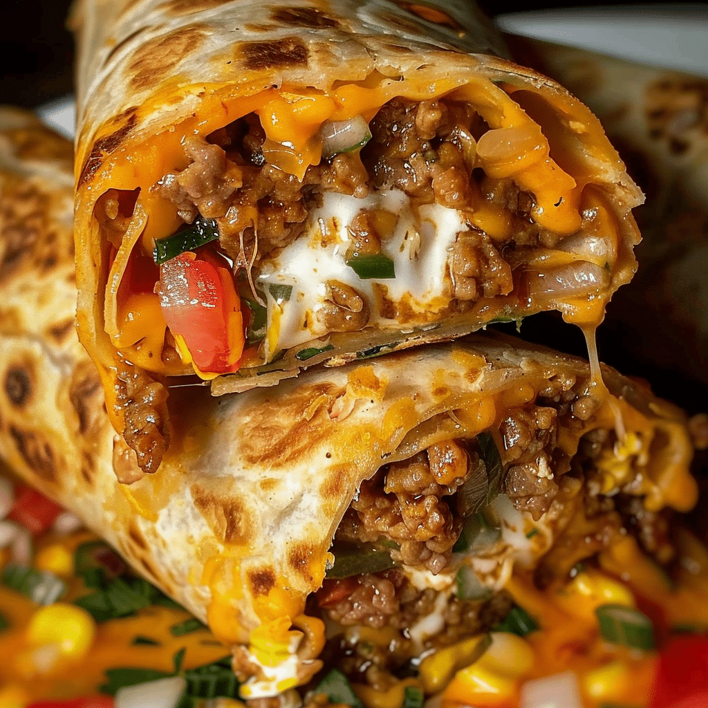 Nacho Cheese Beef Wrap