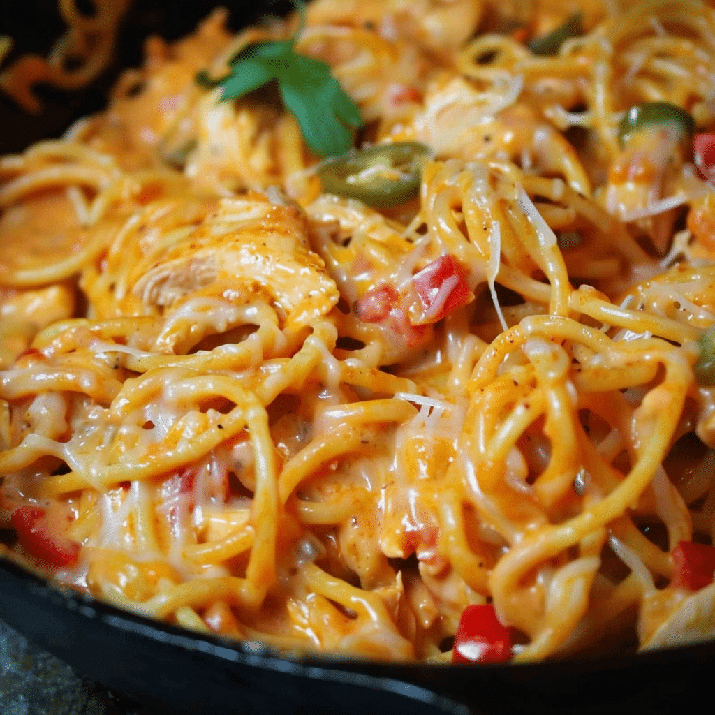 Mexican Chicken Spaghetti
