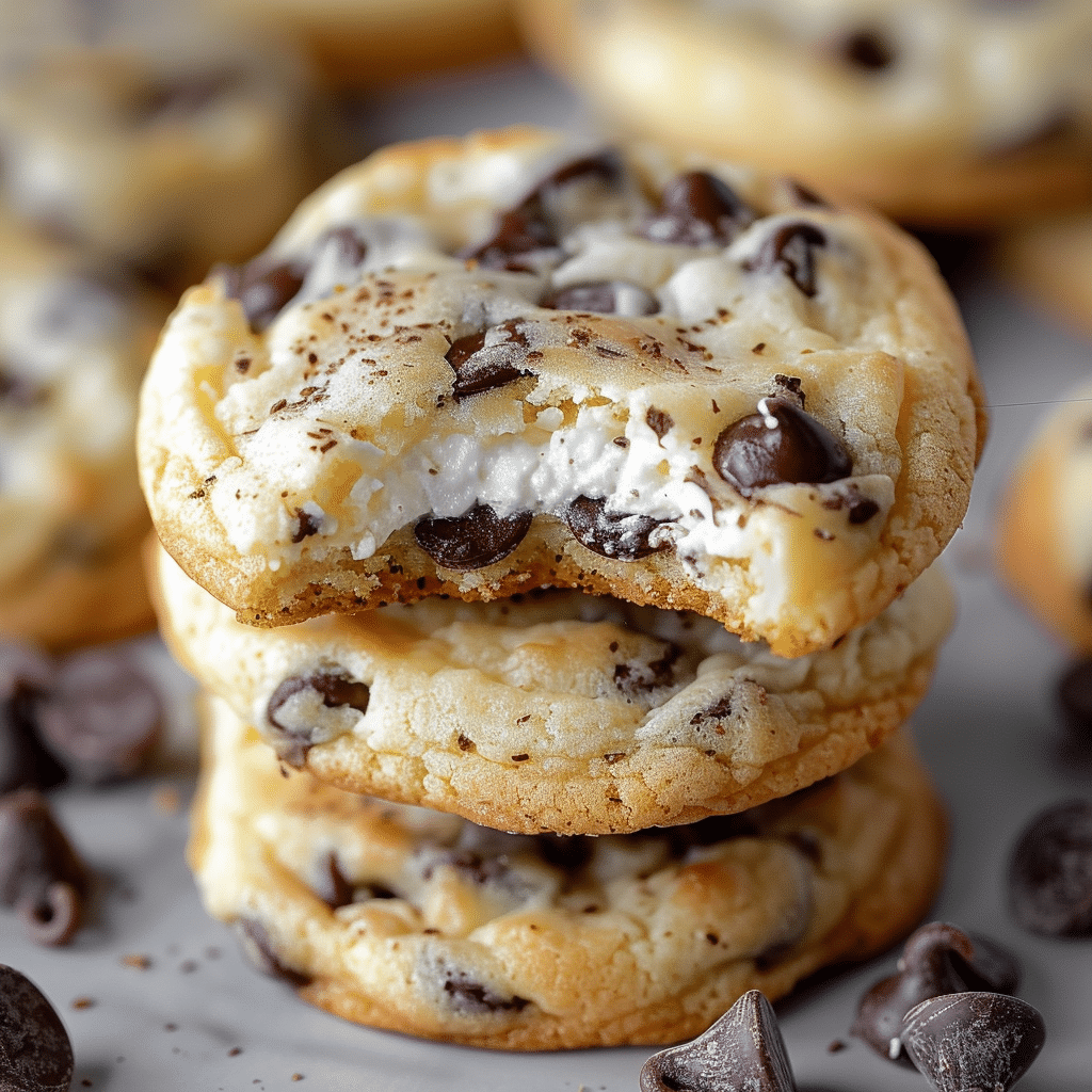 Chocolate Chip Cheesecake Cookies