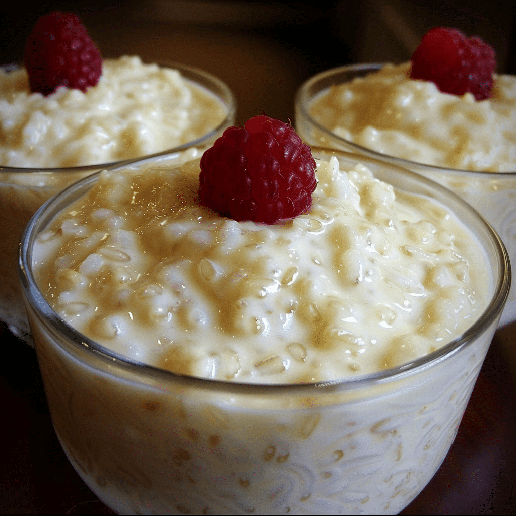 Creamy Custard-Style Rice Pudding