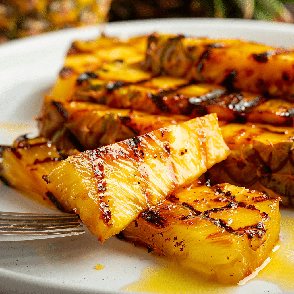 Brown Sugar Grilled Pineapple