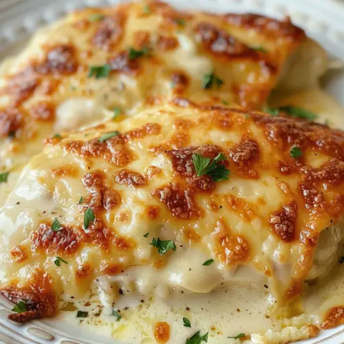 Creamy Swiss Chicken Bake