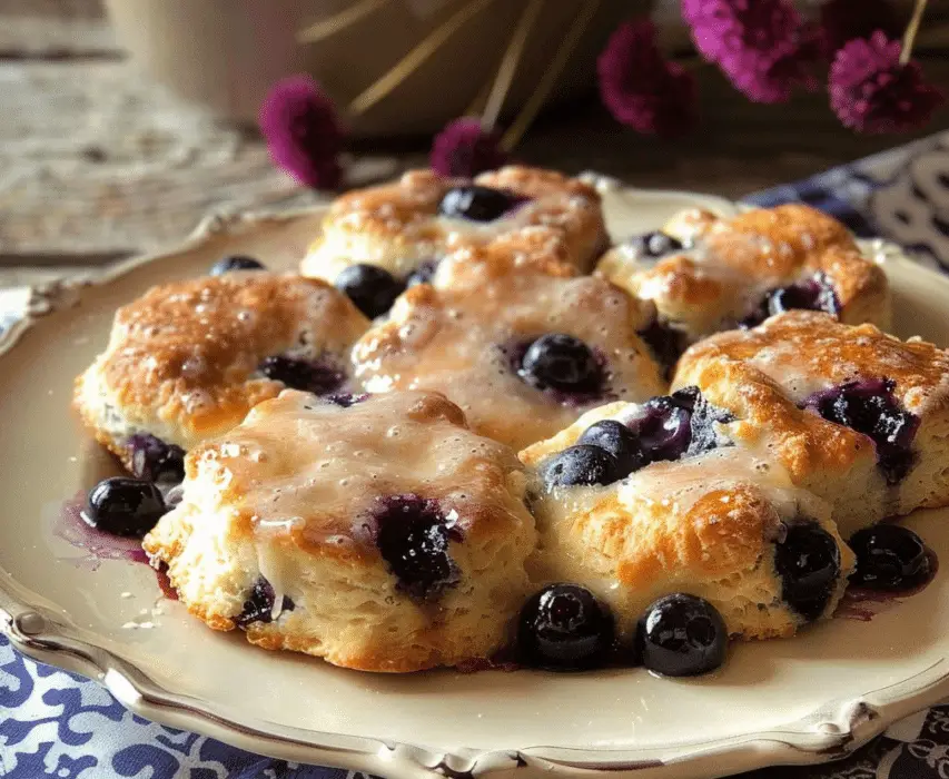 Sweet Blueberry Biscuits