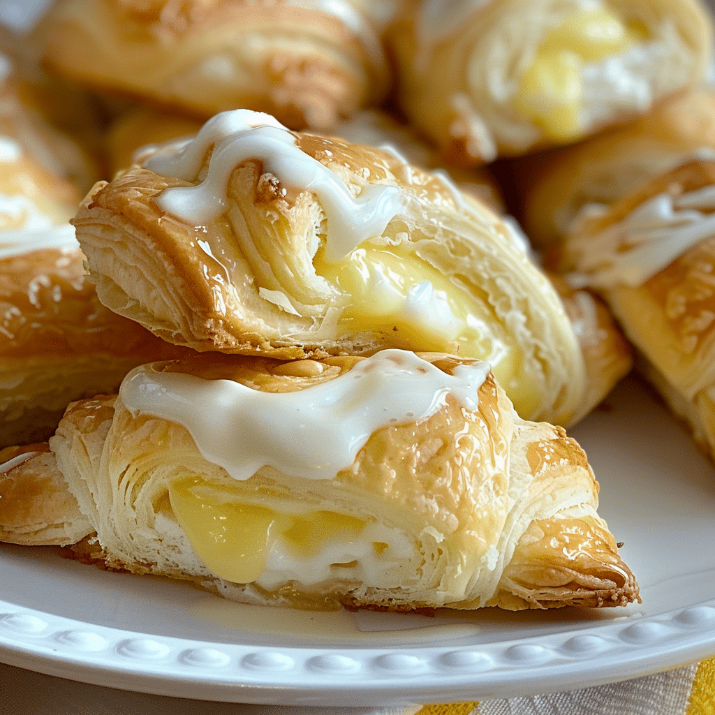 Lemon Cheesecake Crescent Rolls