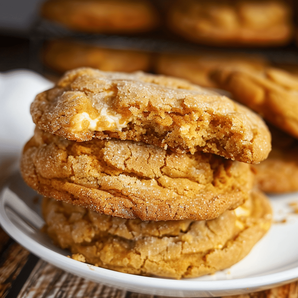 Pumpkin Cheesecake Cookies