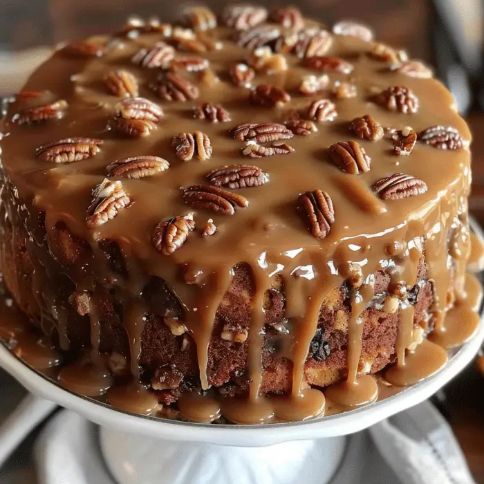 Pecan Praline Cake