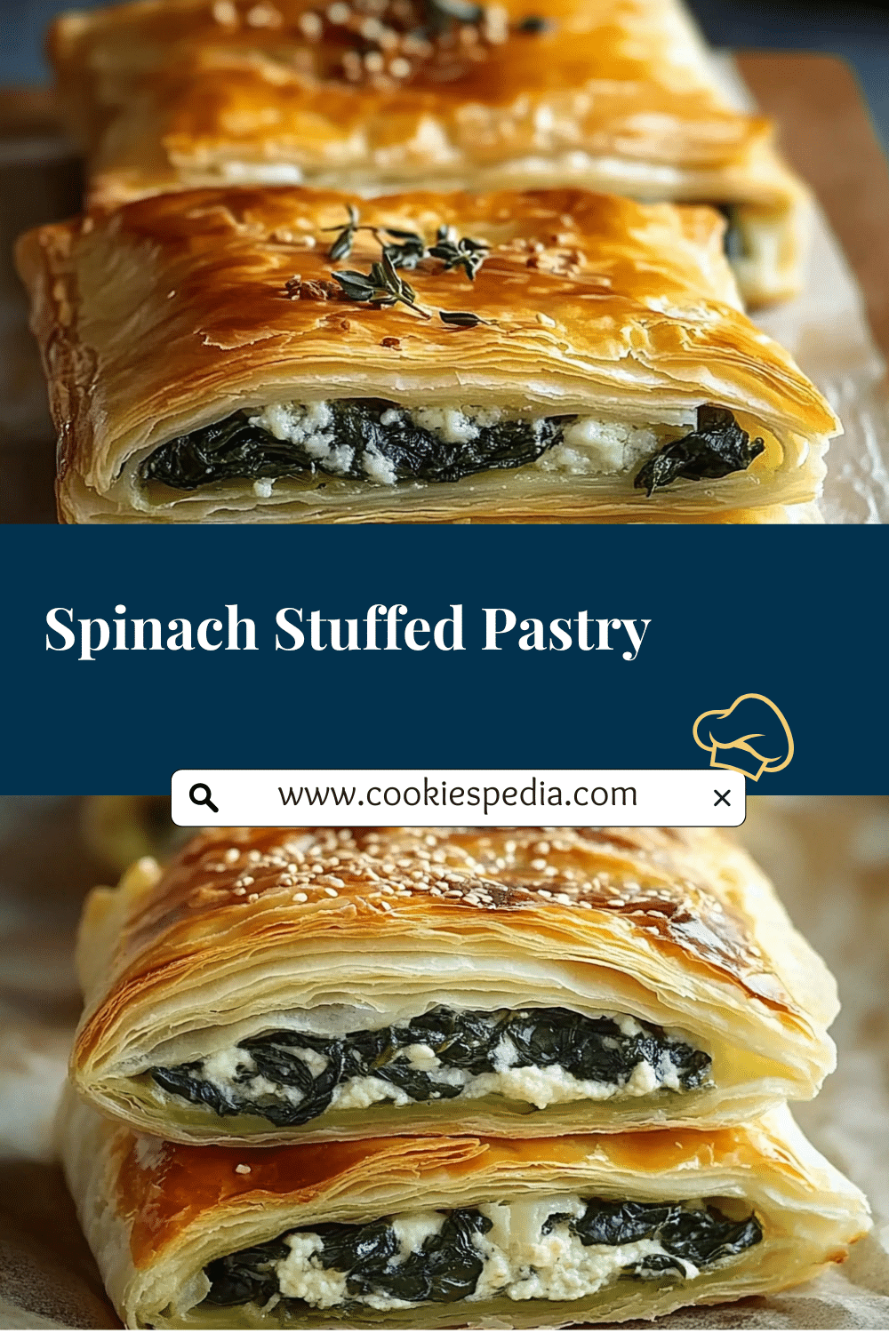 Spinach Stuffed Pastry
