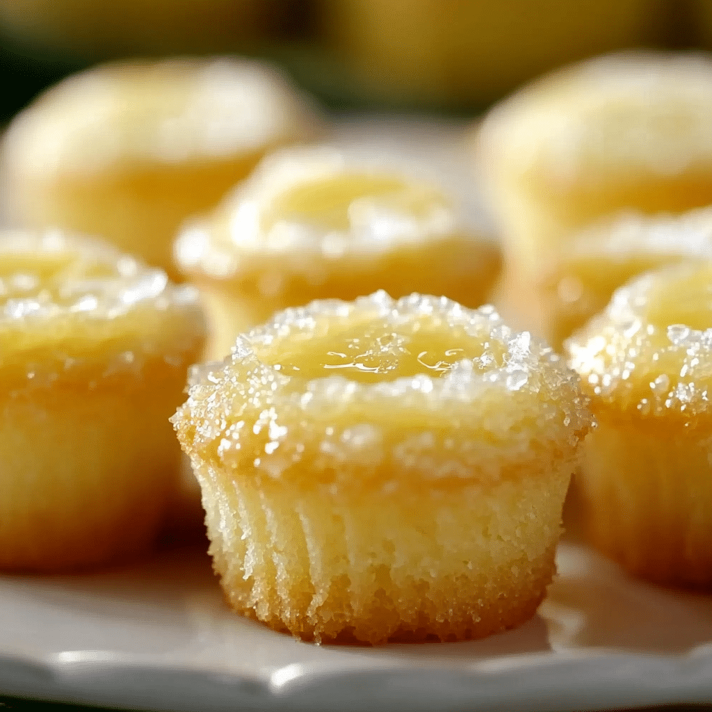 MINI LEMON DROP CAKES