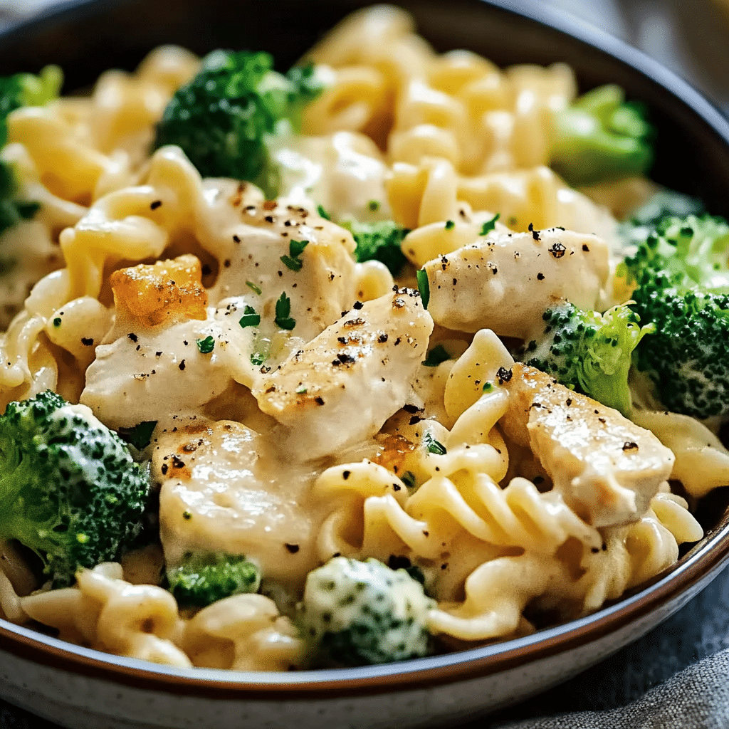 Creamy Chicken and Broccoli Pasta