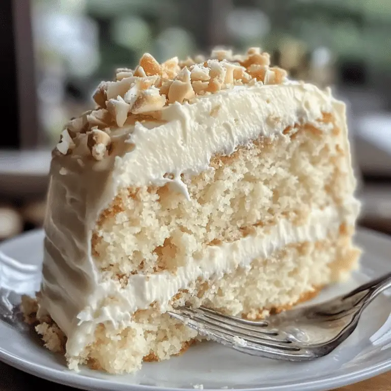 White German Chocolate Cake
