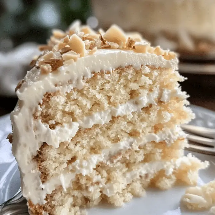 White German Chocolate Cake