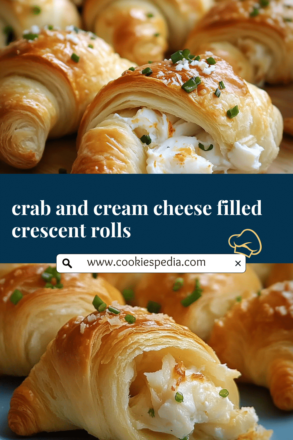 Crab & Cream Cheese Filled Crescent Rolls