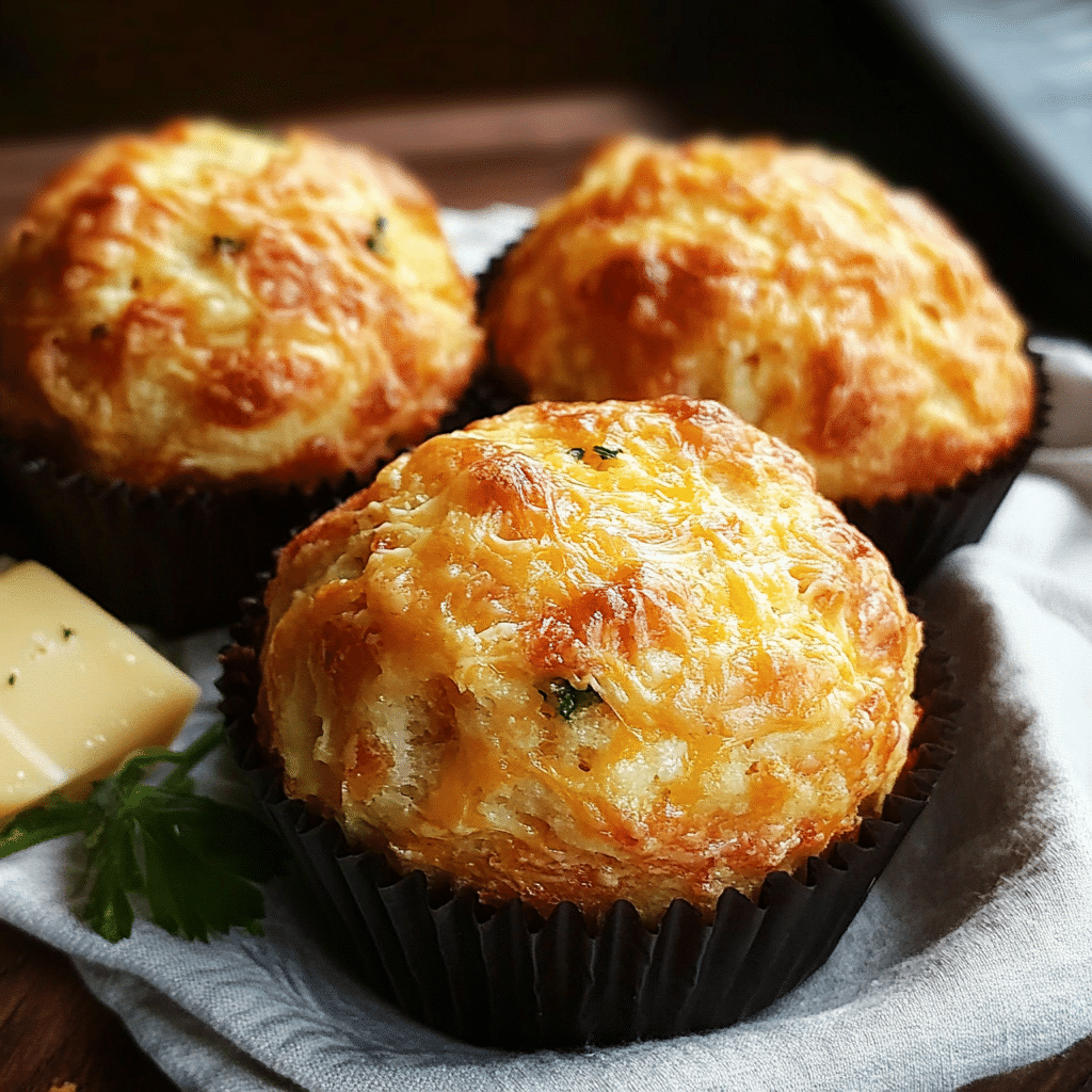 CHEDDAR CHEESE MUFFINS