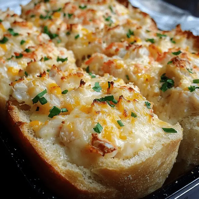 Cracked Crab Cheese Bread