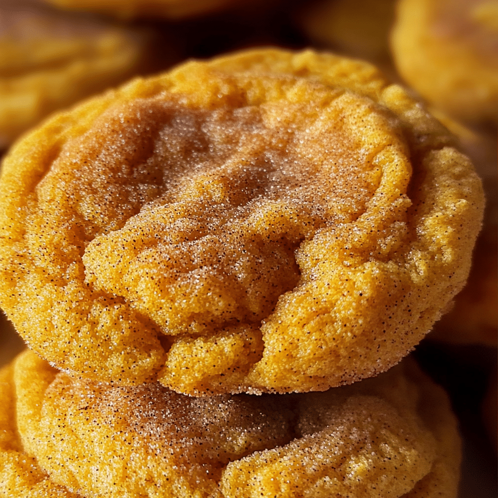 Soft Pumpkin Snickerdoodles