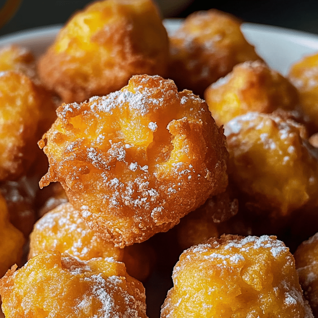 Baked Pumpkin Fritter Bites