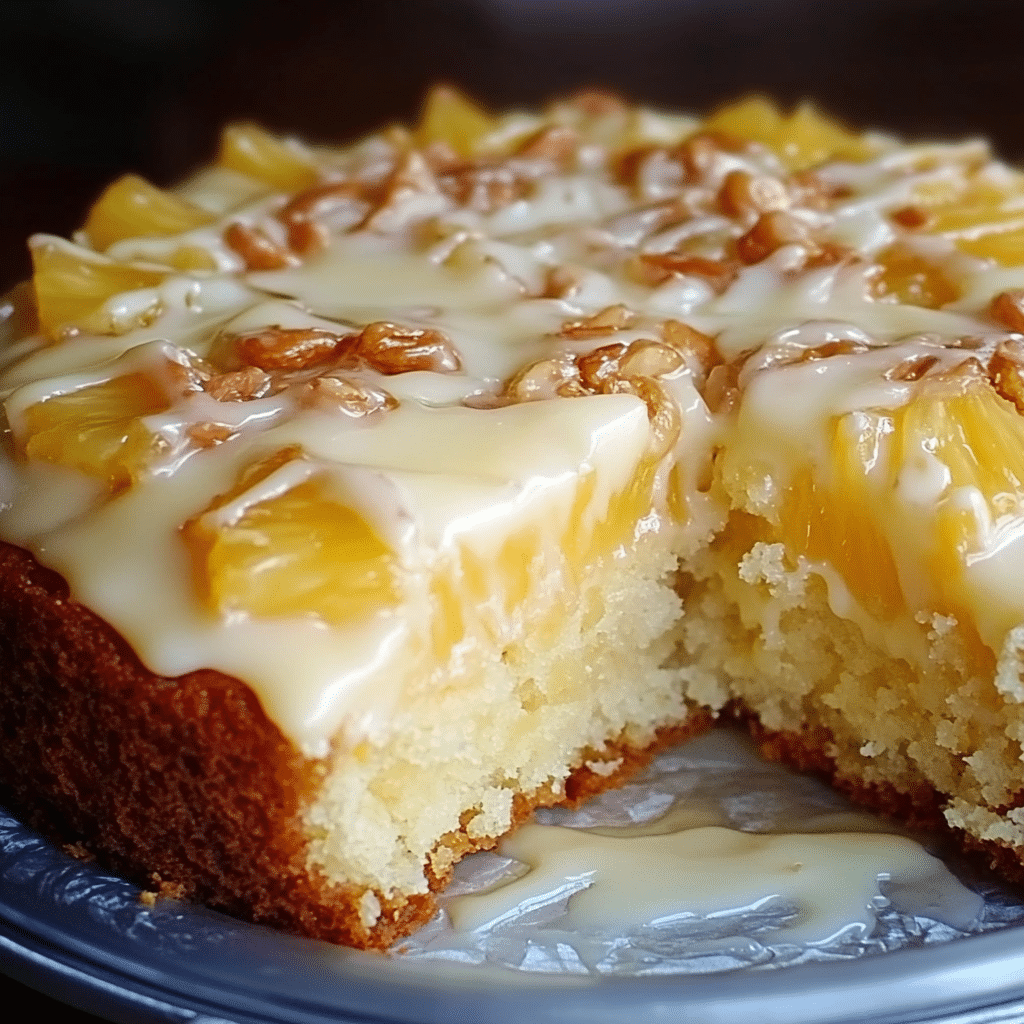 Hawaiian pineapple cake