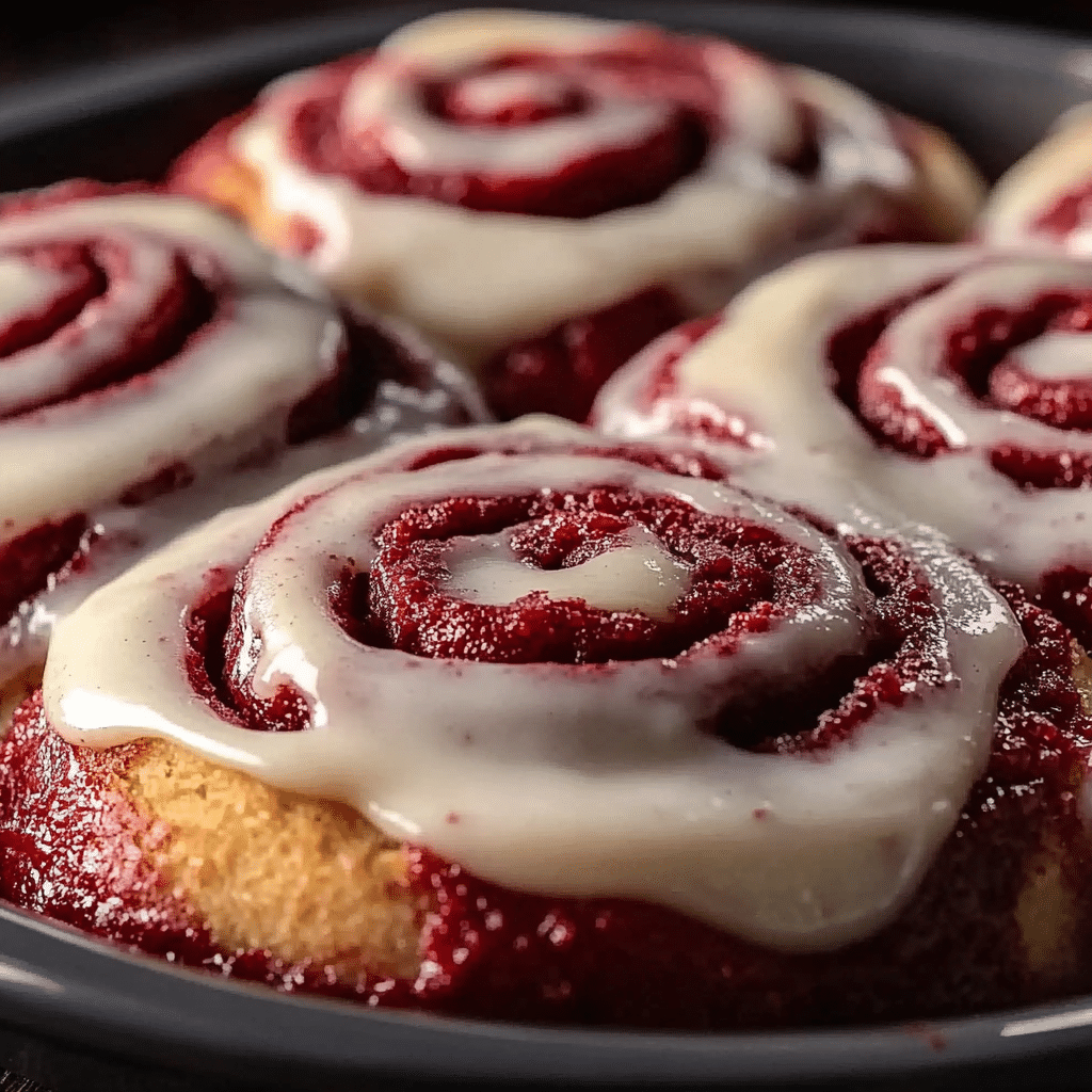 Red Velvet Cinnamon Rolls