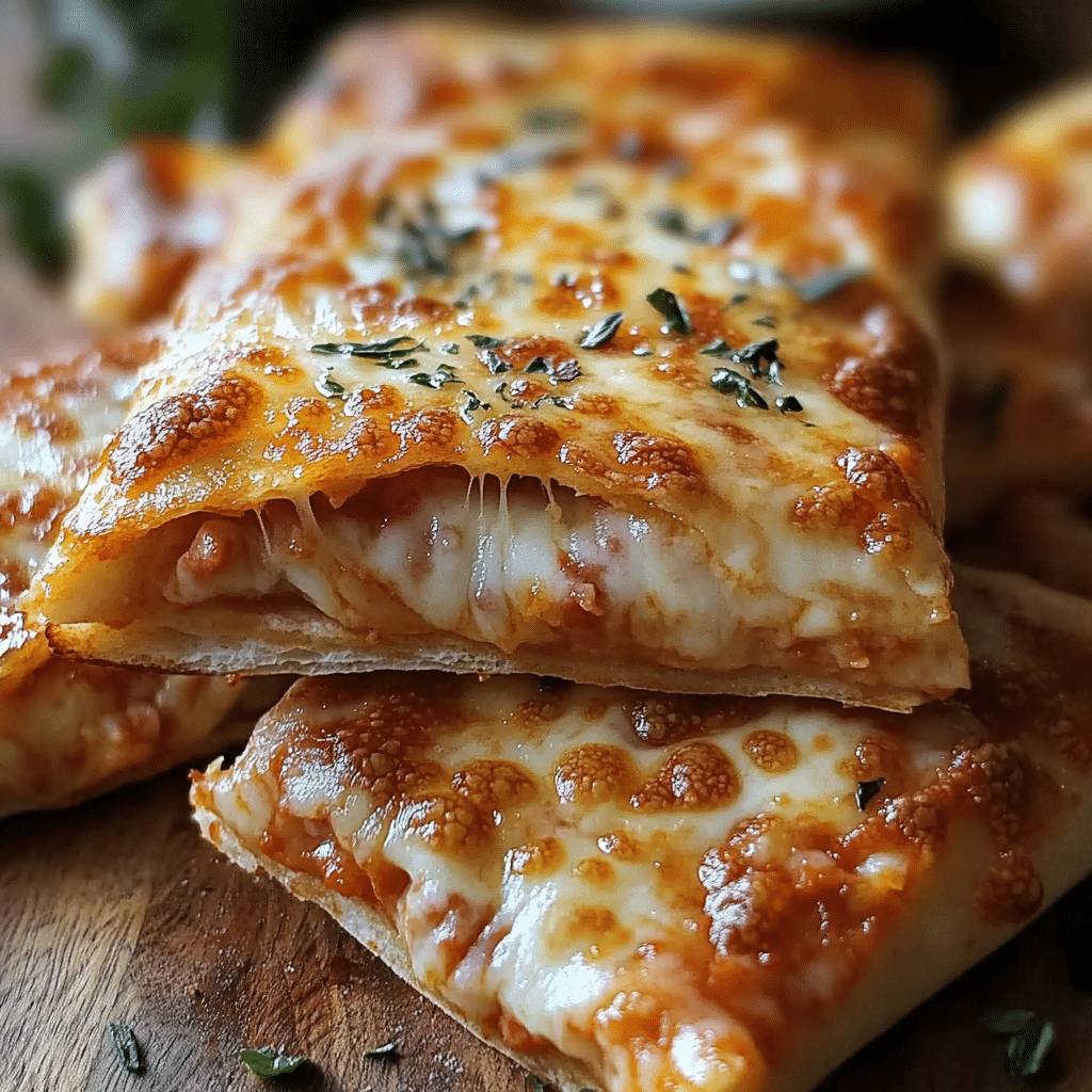 HOMEMADE PIZZA POCKETS