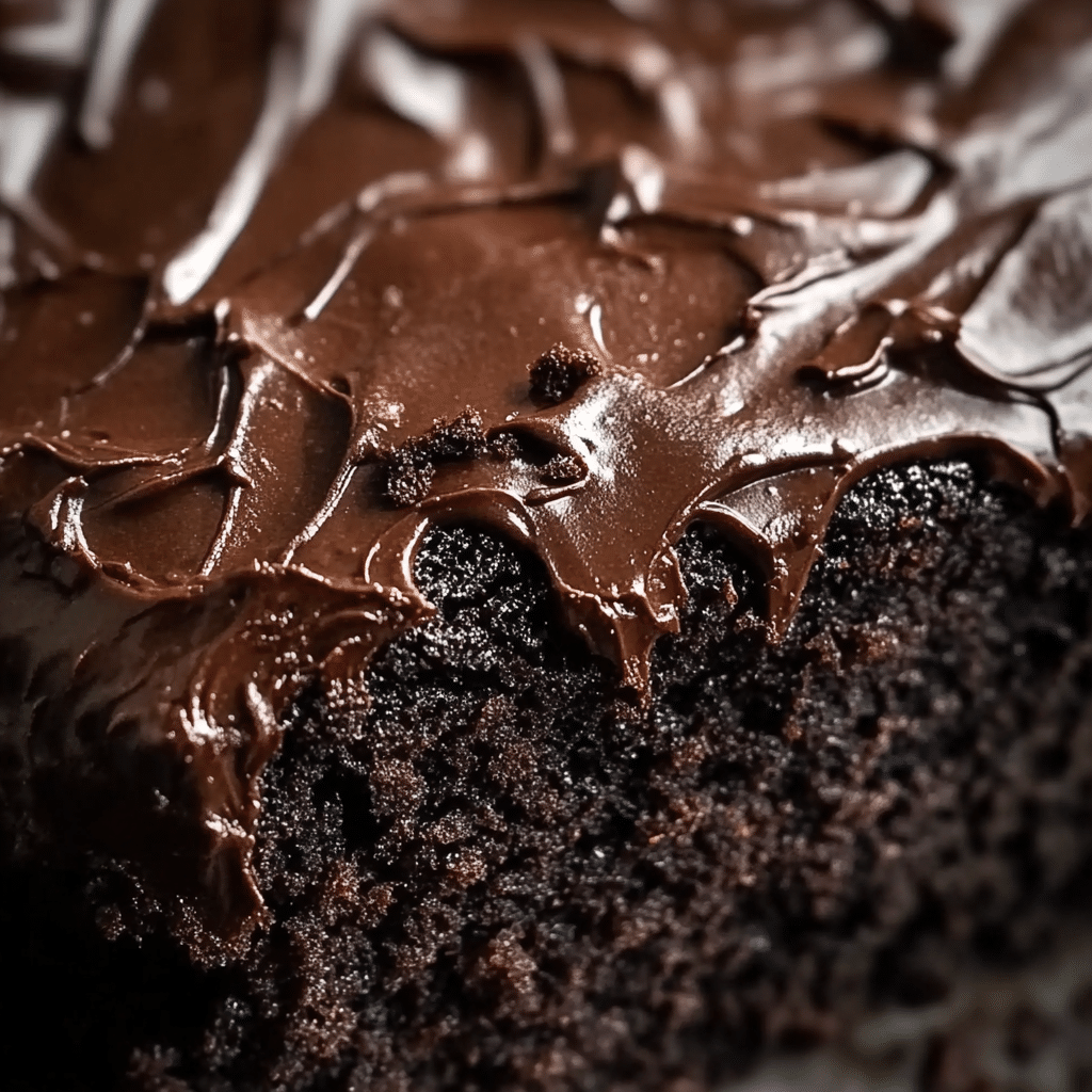 MIDNIGHT FUDGE CAKE