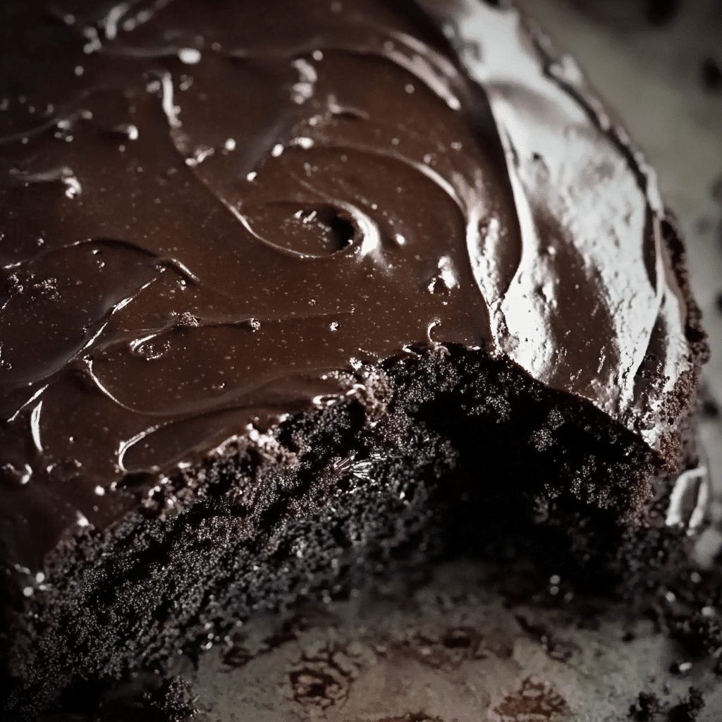 MIDNIGHT FUDGE CAKE