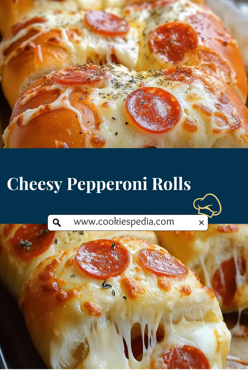 Cheesy Pepperoni Rolls
