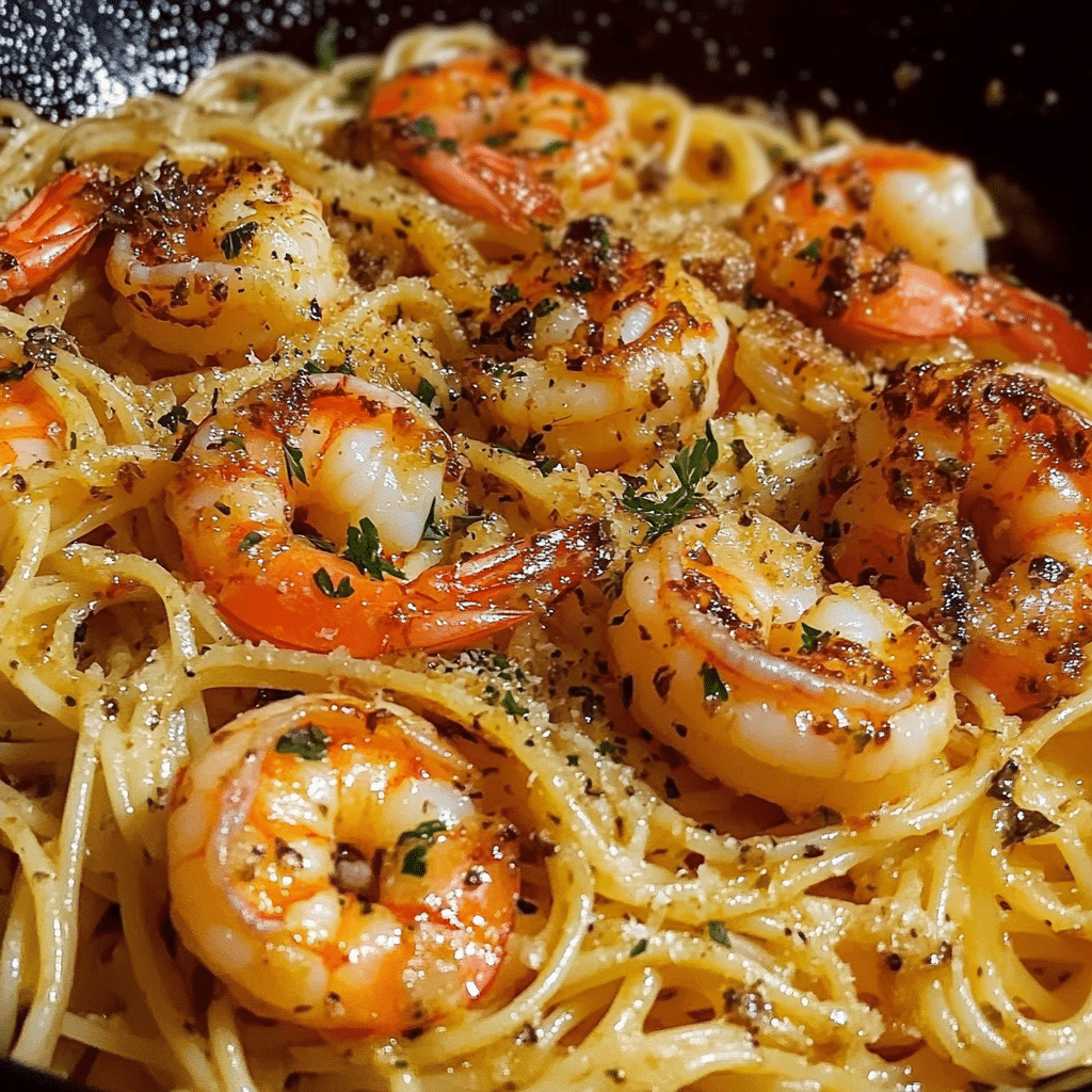 Garlic Shrimp Pasta