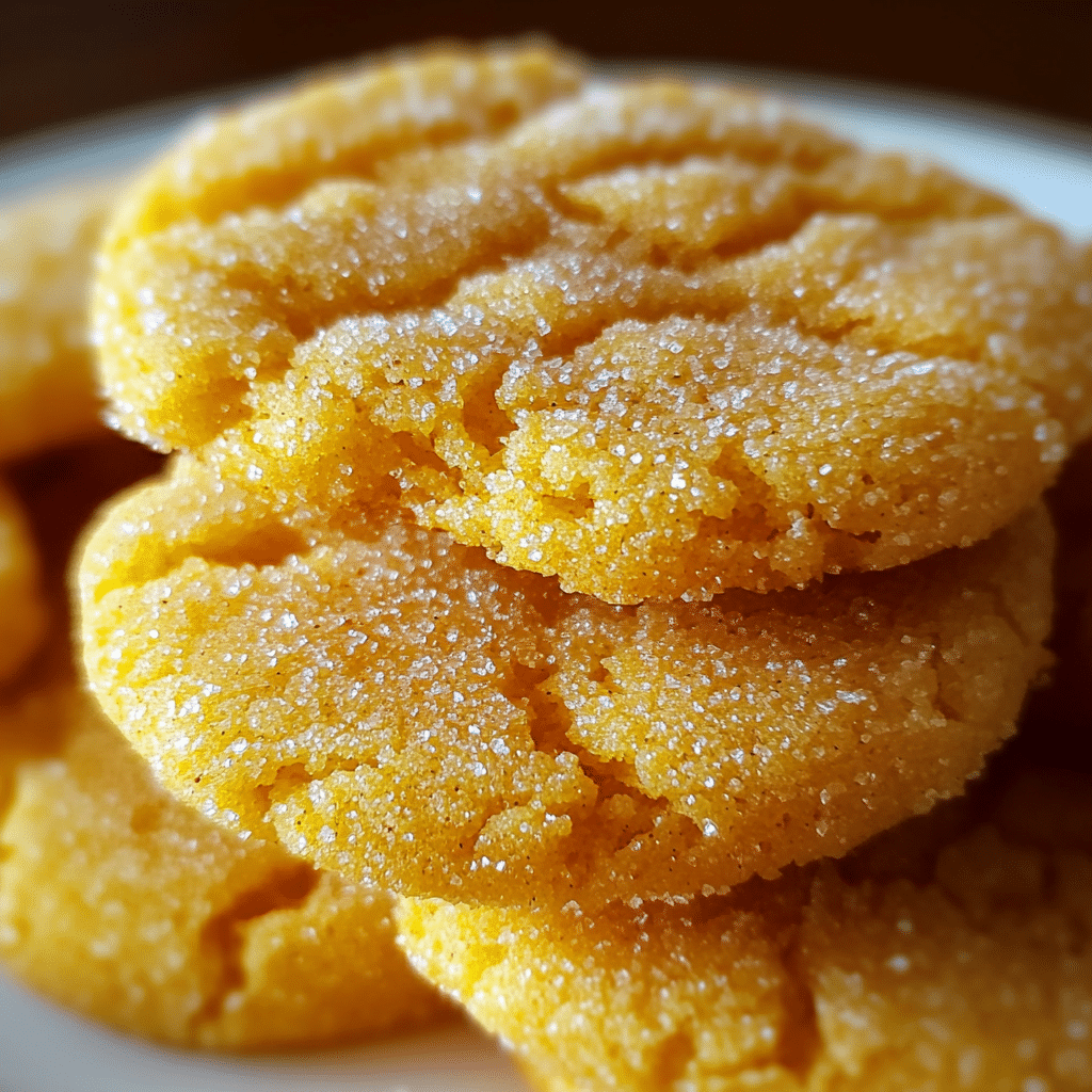 Soft Batch Pumpkin Sugar Cookies