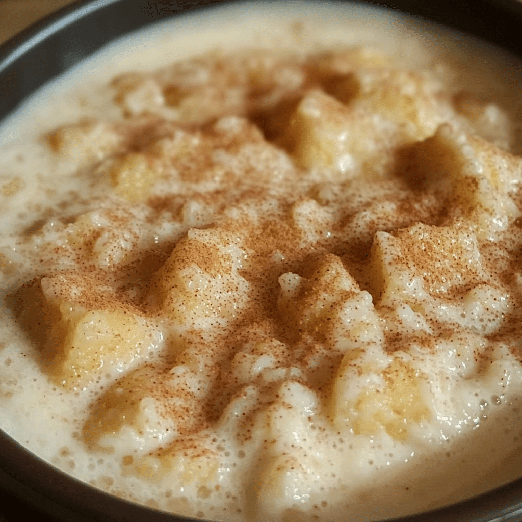 Creamy Vanilla Cinnamon Rice Pudding
